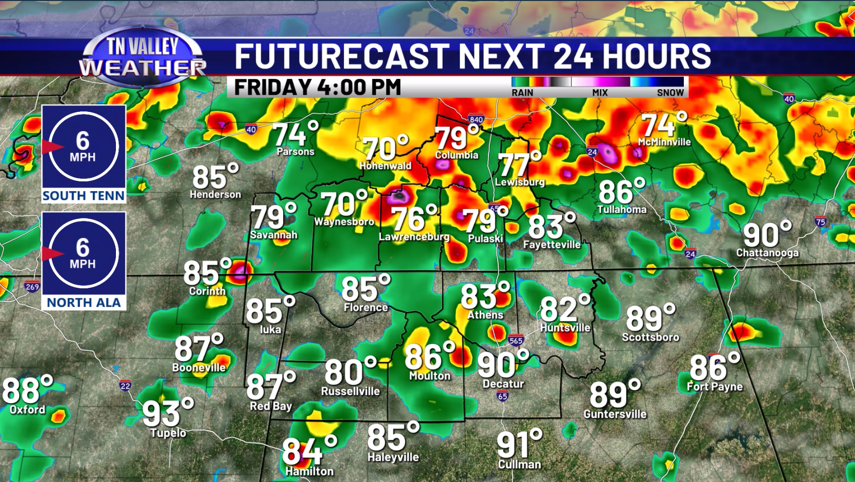 Strong to Severe Storms Possible Today, Tomorrow, and Sunday…Very Warm ...
