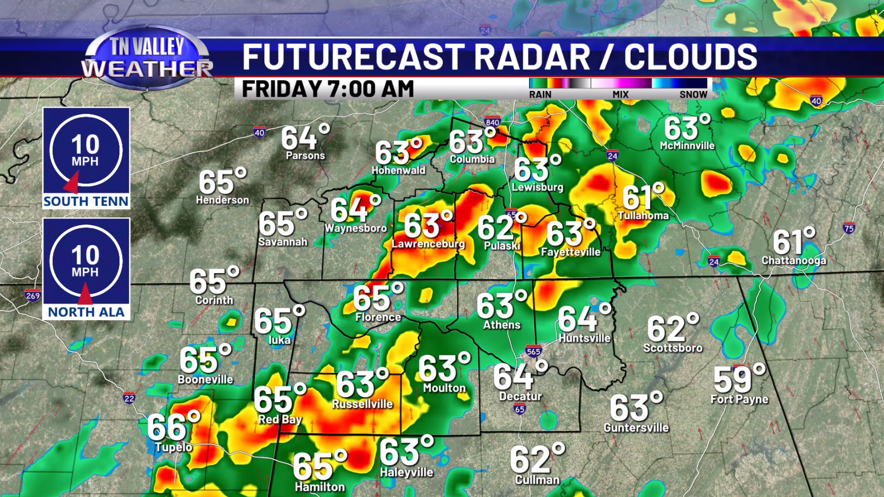 Strong to Severe Storms Possible Tomorrow…Much Cooler Weather Sunday and Into Next Week ...